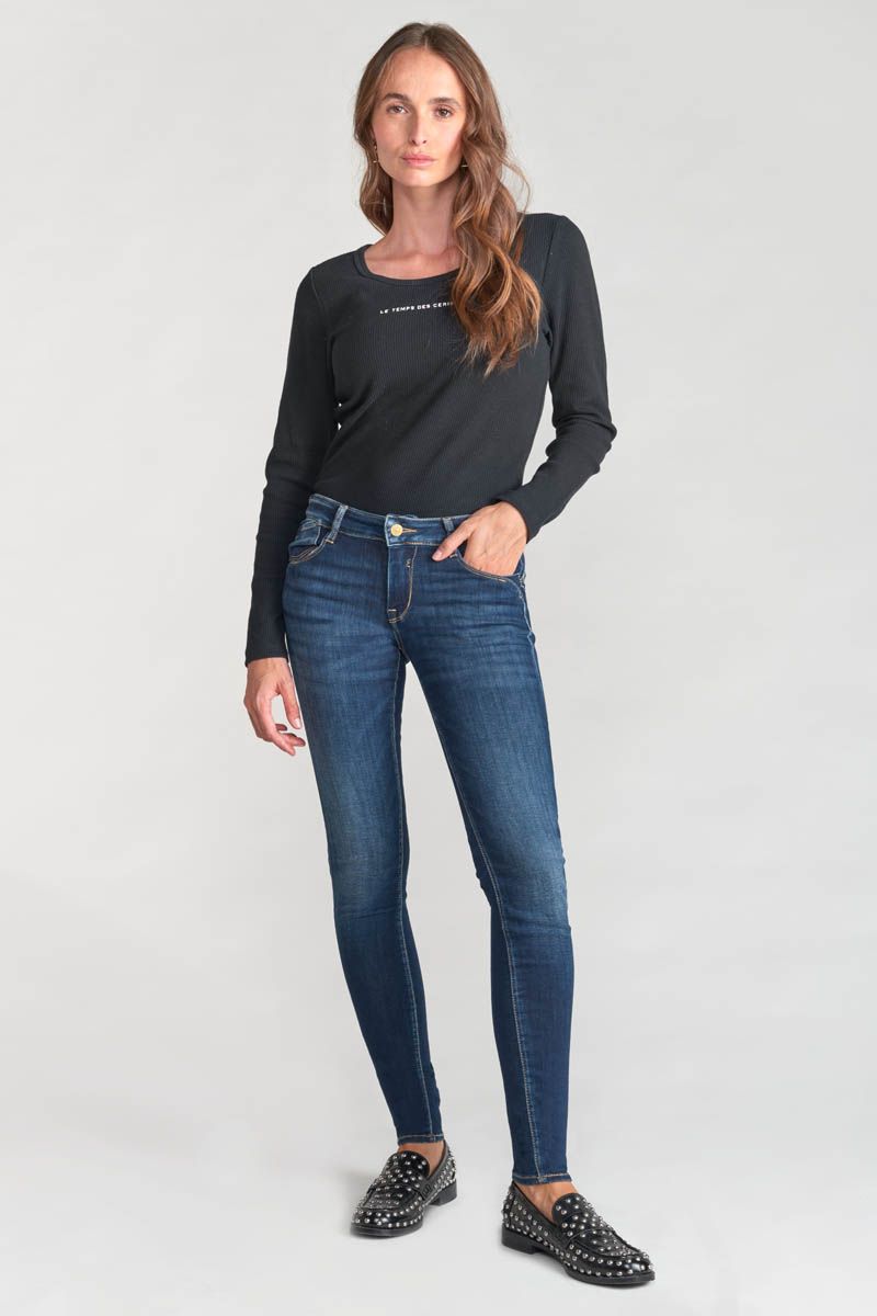 Jeans pulp slim Urselle vintage bleu N°1 : Jeans & Pantalons Slim Femme ...